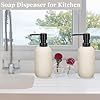 Amazon.com: 2pcs Hand Soap Dispenser Set - Sandstone Textured Resin ...