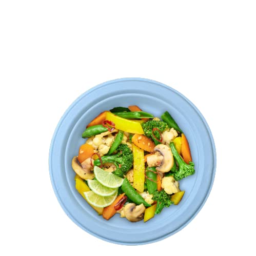 Buy Wonder Bio - Tab - Sugarcane Bagasse Round Plates 12" Inch | 100% ...