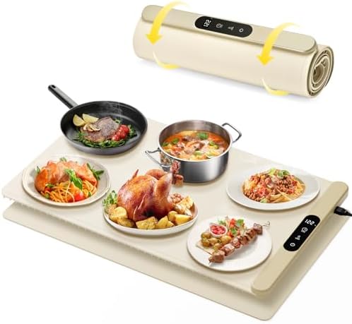 Amazon.com: Electric Warming Tray - Silicone Heating Mat for Food with ...