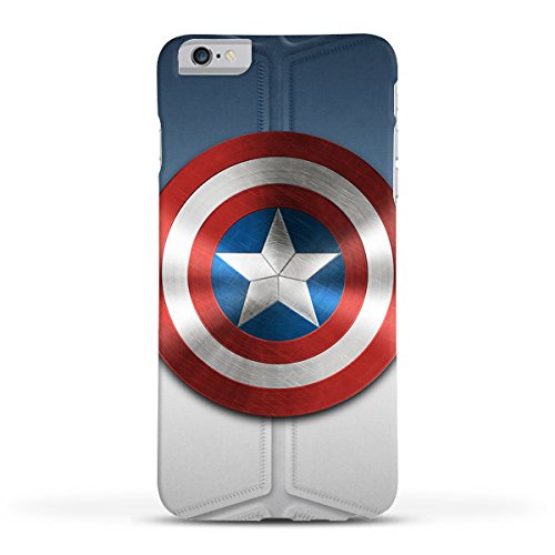 FUNKYLICIOUS iPhone 6 Plus Back Cover Captain America Logo Design ...