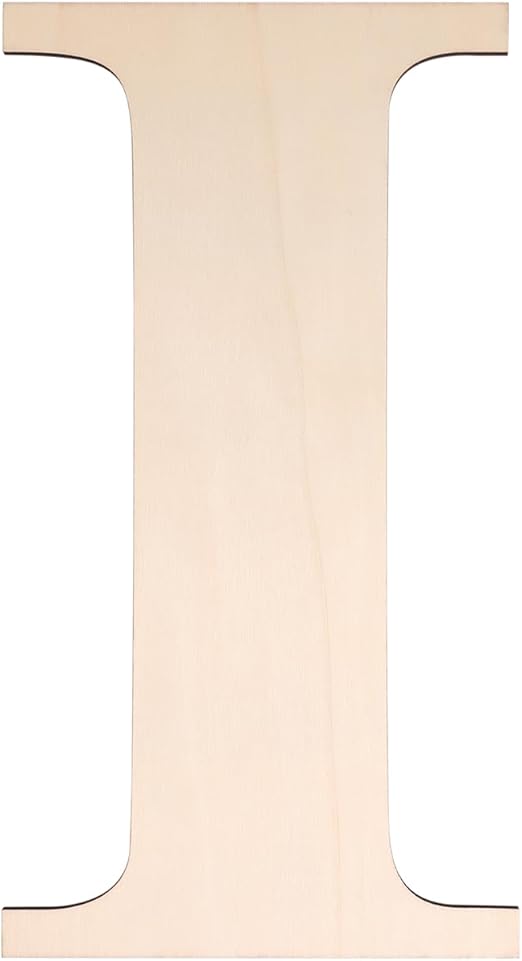 Amazon.com: 12 Inch Wooden Letter, Wood Letters for Wall Decor, 1/5 ...