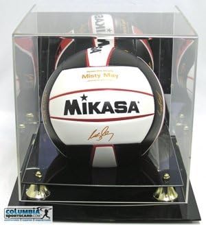 Amazon.com: Deluxe Acrylic Full Size Volleyball Display Case : Sports ...