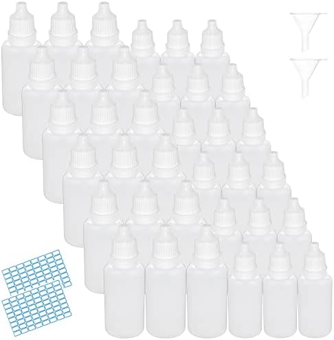 cersaty® 100 x Dropper Bottles, 10 ml 20 ml Liquid Bottles for Eye ...