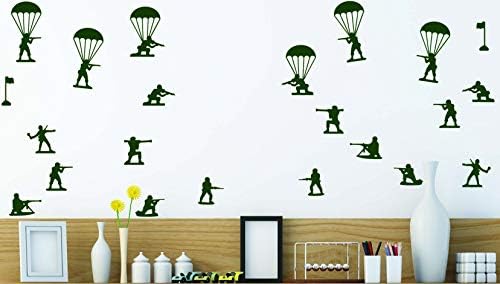 Amazon.com: Army Men Wall Stickers Soldier Helicopter for Boy Kids ...