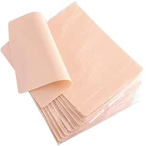 Amazon.com: Set of 10 Skin Color Synthetic Silicone Practice Skin For ...