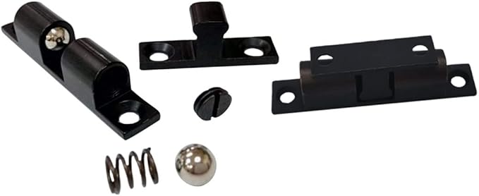 QCAA Solid Brass Double Ball Catch, 60mm, with#304 Stainless Steel Ball ...