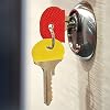 8 Pcs Coloured Key Caps Key Covers, Caps Key Toppers Tags Set Flexible ...