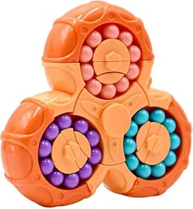 Magic Bean Rotating Cube, Magic Bean Toys Decompression Rotating Small ...