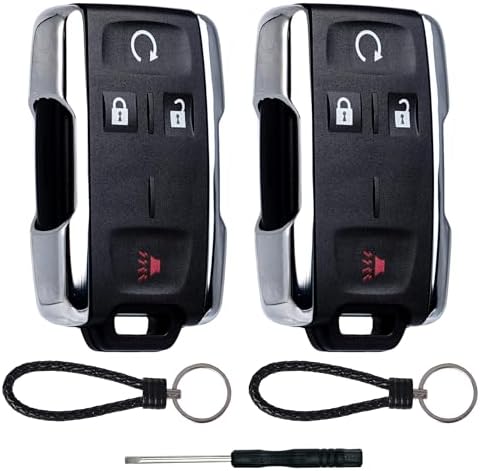 Amazon.com: SUPALAND Key Fob Shell Case Replacement Fits for Chevy ...