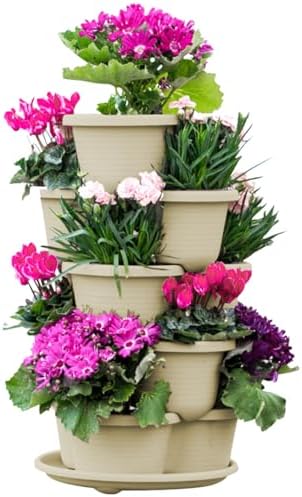 Amazon.com: 5-Tier Stackable Strawberry Garden – 24 Quart Indoor ...