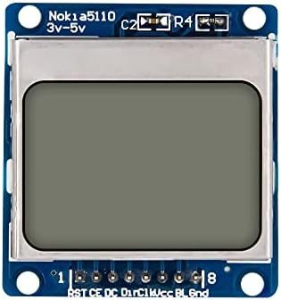 Amazon.com: RedTagCanada Blue 84X48 for Nokia 5110 LCD Module with Blue ...