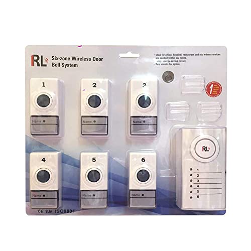 RL Six Zone Wireless Door Bell for Offices Restaurant RL-05060 ...