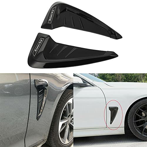 YOURKARTS.COM Car Decorative Air Flow Duct Racing Side SCOOP Vent Air ...