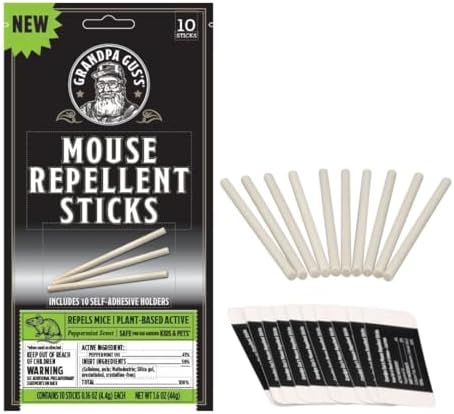 Amazon.com : Grandpa Gus's Natural Mouse Repellent Stick, Patented ...