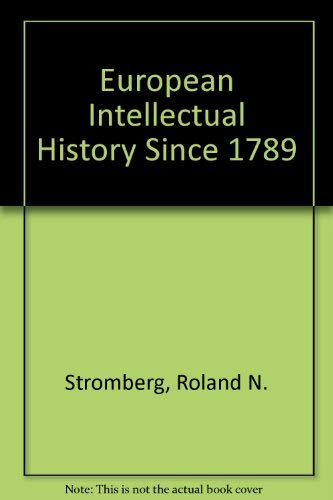 Buy European Intellectual History since 1789 Book Online at Low Prices ...