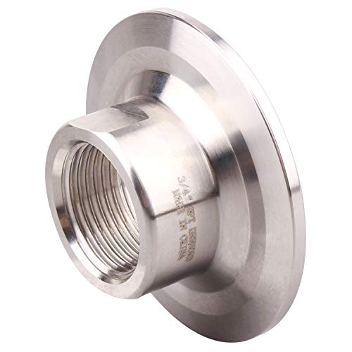 Snapklik.com : DERNORD Sanitary Tri Clamp To NPT Female Tri Clover