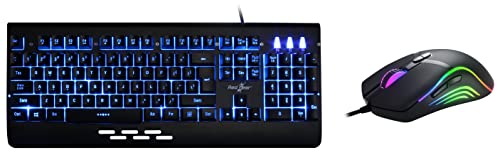 Redgear Blaze Semi-Mechanical Wired Gaming Keyboard with 3 Colour ...