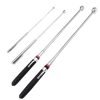 Magnetic Pick Up Tool 4 Pack, Telescopic Magnet Stick (1.5LB 3LB 10LB ...