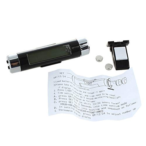 Muskan Enterprises -ME Car Dash Air Vent Digital LCD Green Backlight ...