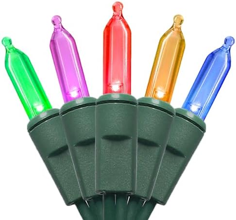Amazon.com: MULTI-SPARKING Multicolor Christmas Lights (11 Feet, 35 ...