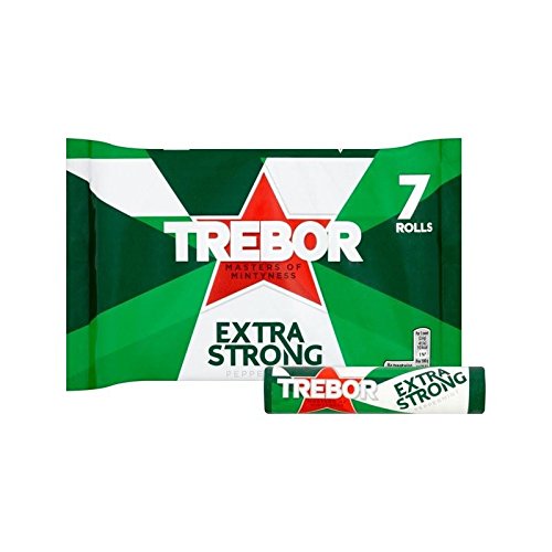 Amazon.com : Trebor Extra Strong Peppermint 7 x 41g - Pack of 2 ...
