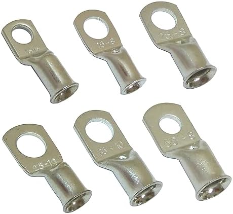 KafTon 10x Copper Tube Terminals 6mm to 95mm Cable Welding Crimp ...