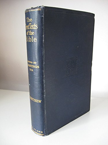The Great Texts of the Bible: Hastings, James: Amazon.com: Books
