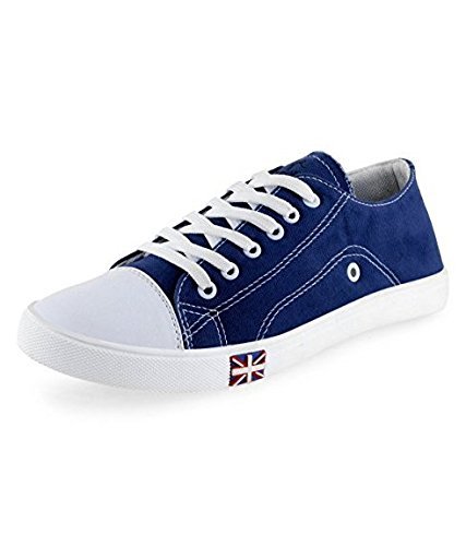 Buy CYRO Men's Blue Causal Canvas Shoes UK 7 at Amazon.in