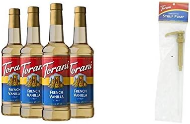 Amazon.com: Torani Syrup Variety Pack (4 Flavors) and Dispenser Pump ...