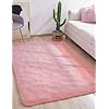 Amazon.com: Macgace Light Pink Rugs for Bedroom Girls, 4x6 Shag Rug ...