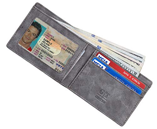 Snapklik.com : Gostwo Mens Slim Minimalist Front Pocket Wallet Genuine ...