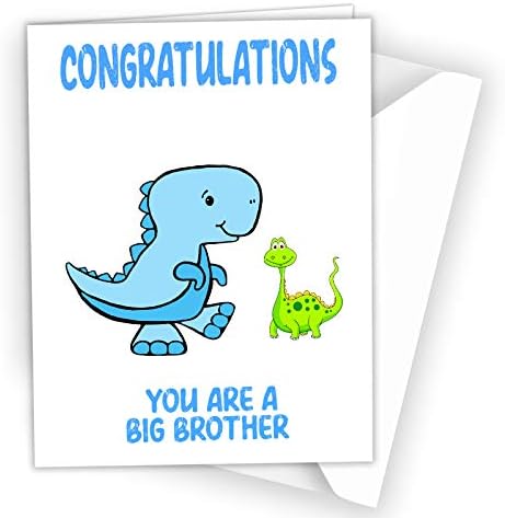 Congratulations Card on Becoming A Big Brother, New Sibling Baby Wish ...
