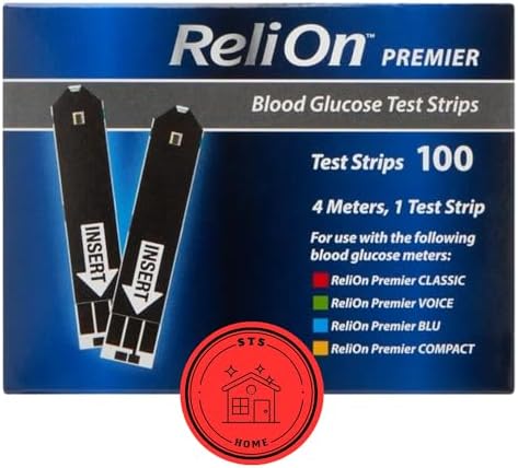 Amazon.com: ReliOn Premier Blood Glucose Test Strips | Blood Glucose ...
