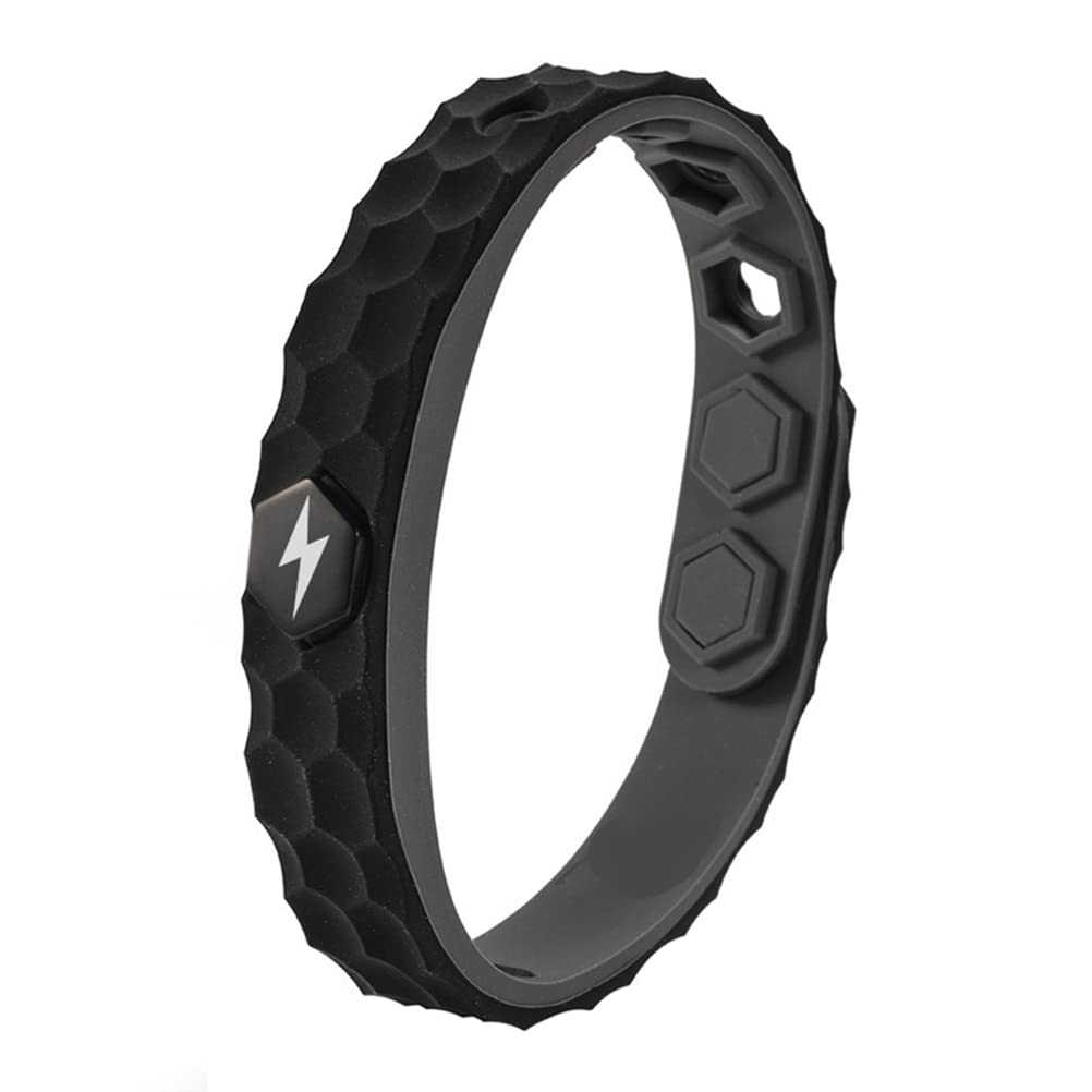 Pulsera antiestática, pulsera de goma, ajustable, antiestática, de ...