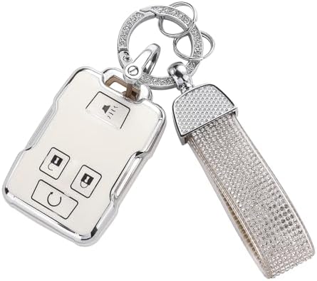 Amazon.com: CYHAERMBT for Chevrolet Key Fob Cover with Keychain Key ...