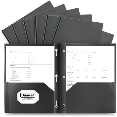 Amazon.com : Henoyso 24 Pack Plastic File Folders with Clear Front ...