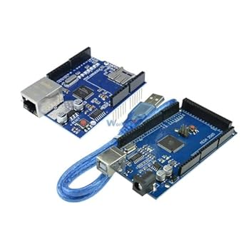 Amazon.com: One Set MEGA 2560 R3 ATmega2560 R3 AVR USB Board + W5100 ...