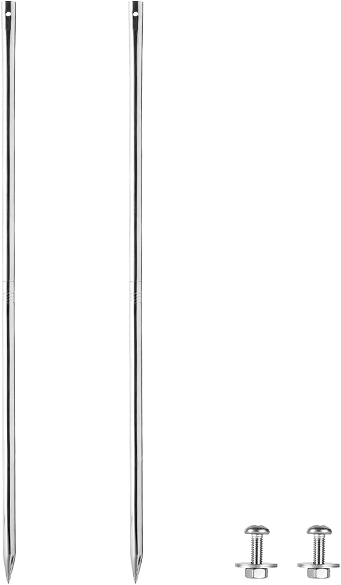 Amazon.com : Kichwit 27.6“ Extra Long Metal Stakes for Yard Signs ...