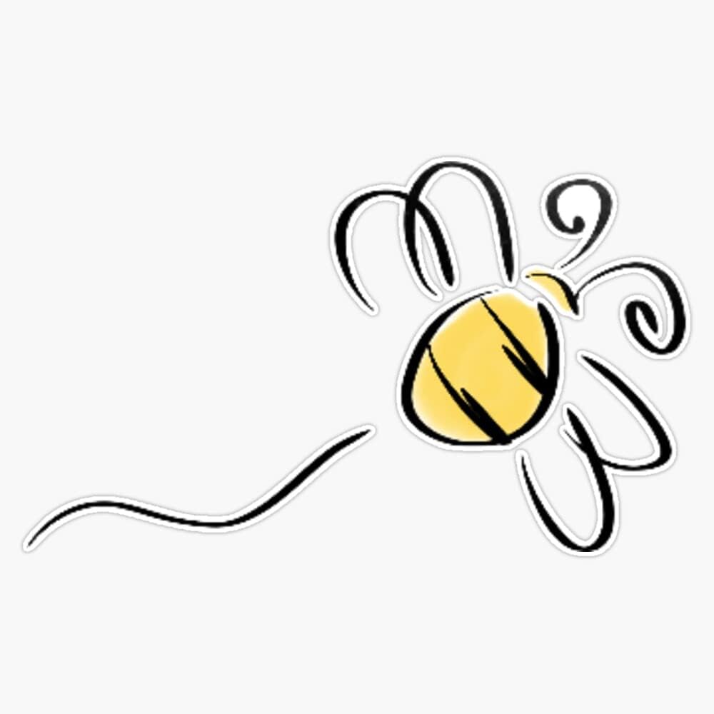 Amazon.com: Bumble Bee Bumper Sticker Vinyl Decal 5 inches : Automotive
