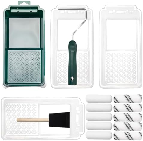 Amazon.com: HANJKINZ Paint Roller, 2 Inch Small Paint Roller Kit with ...