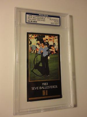 Seve Ballesteros Golf Legend Signed 1998 Champions Of Golf 1983 Masters ...