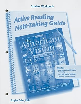 Amazon.com: The American Vision, Modern Times, Active Reading and Note ...
