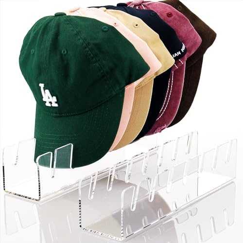 Amazon.com: TUPMMNUY Hat Stand for Baseball Caps 2 Pcs Acrylic Clear ...
