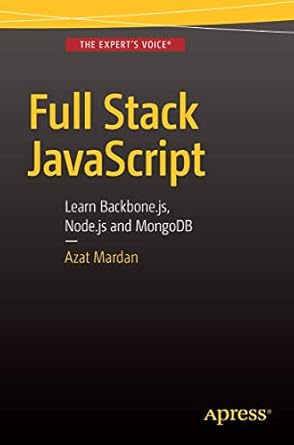 Amazon | Full Stack JavaScript: Learn Backbone.js, Node.js and MongoDB ...