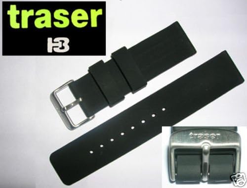 Amazon.com: TRASER Rubber Silicon Watch Band / Strap 22mm : Clothing ...