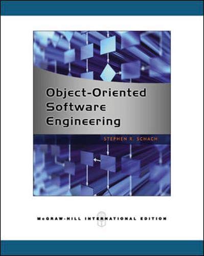 Object-Oriented Software Engineering: Stephen R Schach Stephen R: 9780071259415: Amazon.com: Books
