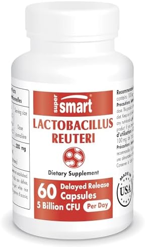 Amazon.com: Supersmart - Lactobacillus Reuteri 5 Billion CFU per Day ...