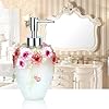 Amazon.com: Flower Lotion Soap Dispenser, Translucent Vintage Soap ...