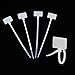 Amazon.com: Amgate 100 Pcs Write on Tags Wire Zip Ties Cable Mark Tags ...