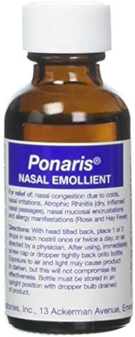 Amazon.com: Ponaris Nasal Emollient, 1 Ounce (Pack of 2) : Health ...